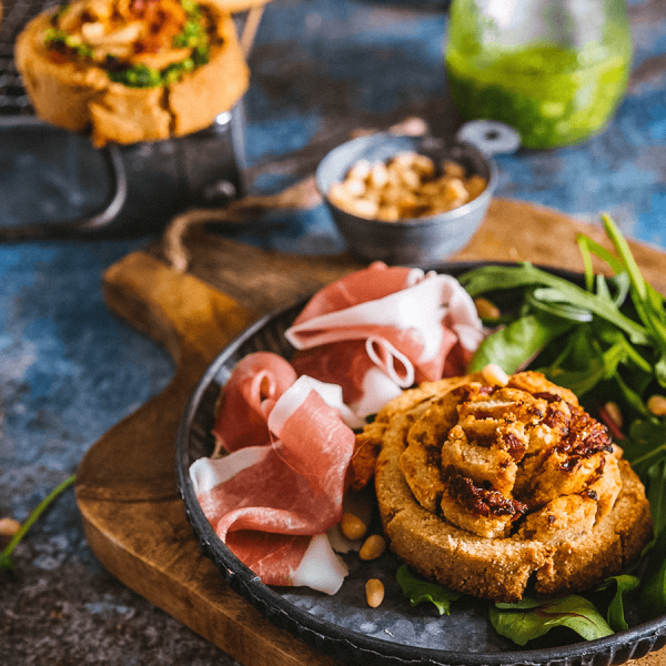 Koolhydraatarme Rode Pesto Rolletjes